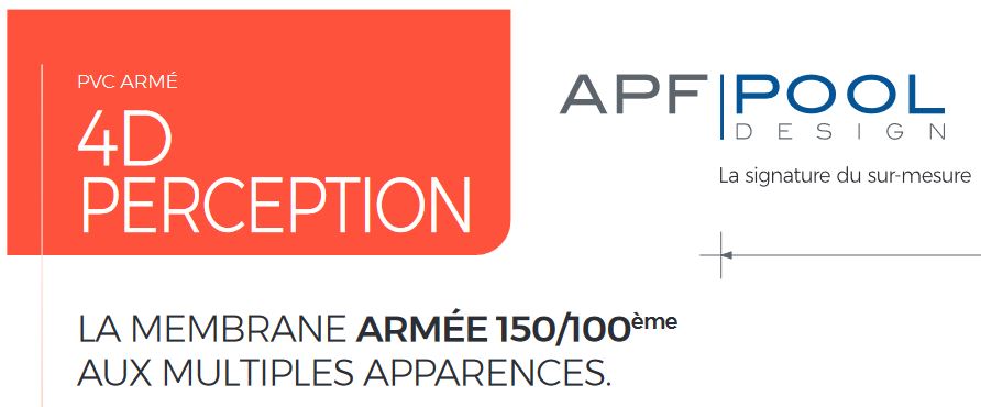 Liner piscine armé Pierre de bali - Distripool